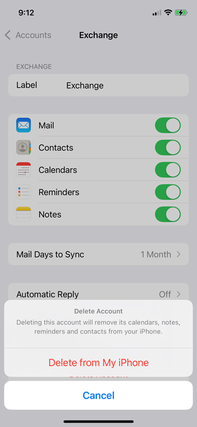 Guide for configuring Outlook after email transition: iOS (Mail app ...