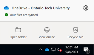 OneDrive backup instructions | Information Technology Services
